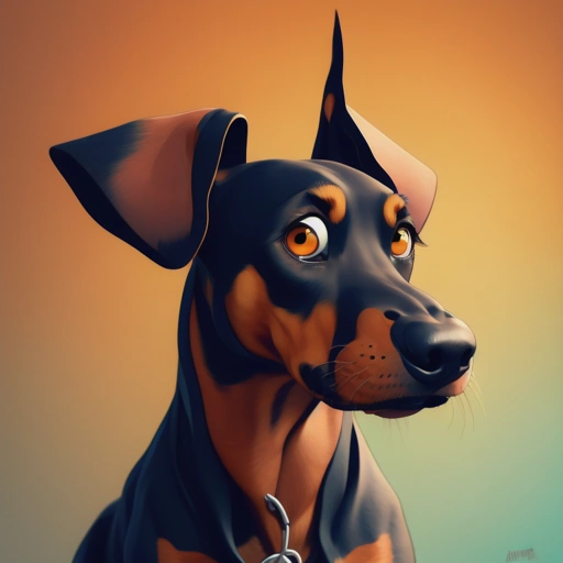 Almondo the doberman pinscher | Luck dog Wiki | Fandom