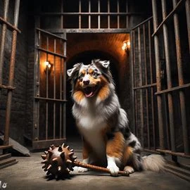 Yeenoghu the minature shepherd | Luck dog Wiki | Fandom