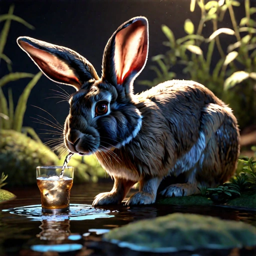 Al-Miraj the black-tailed Jack rabbit | Luck dog Wiki | Fandom