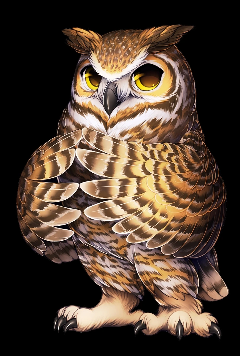 Ozark the Great Horned Owl | Luck dog Wiki | Fandom