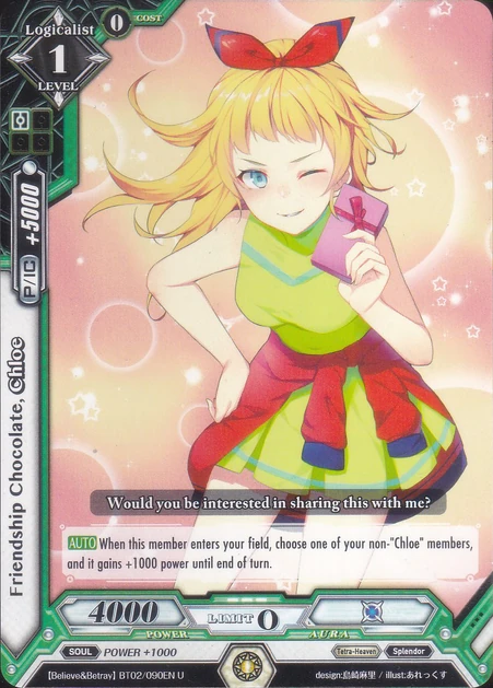 Friendship Chocolate, Chloe | Luck and Logic Wikia | Fandom