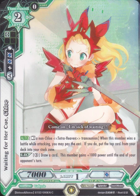 Waiting for Her Cue, Chloe | Luck and Logic Wikia | Fandom