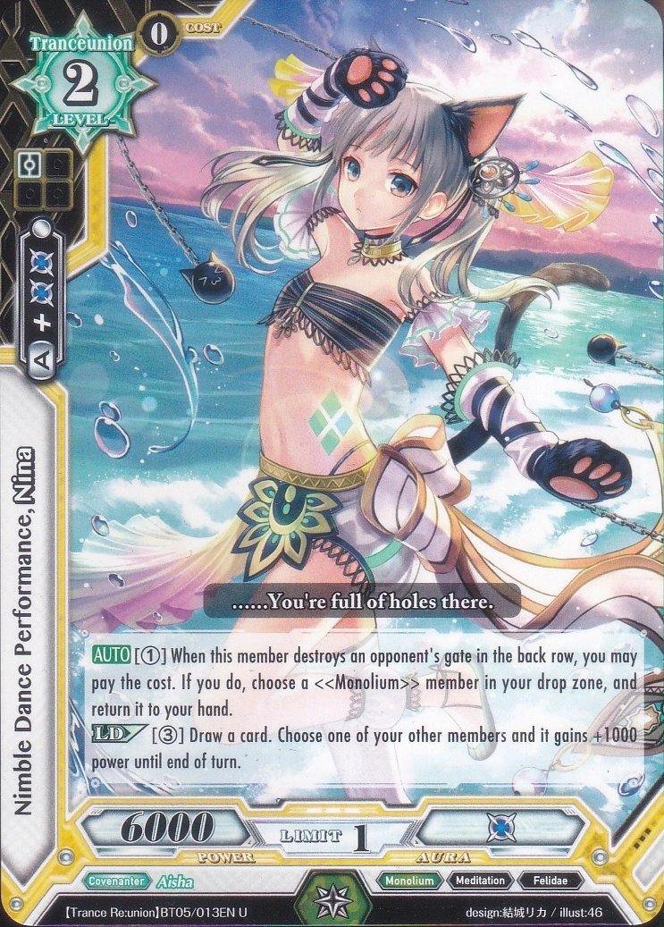 Nimble Dance Performance, Nina | Luck and Logic Wikia | Fandom