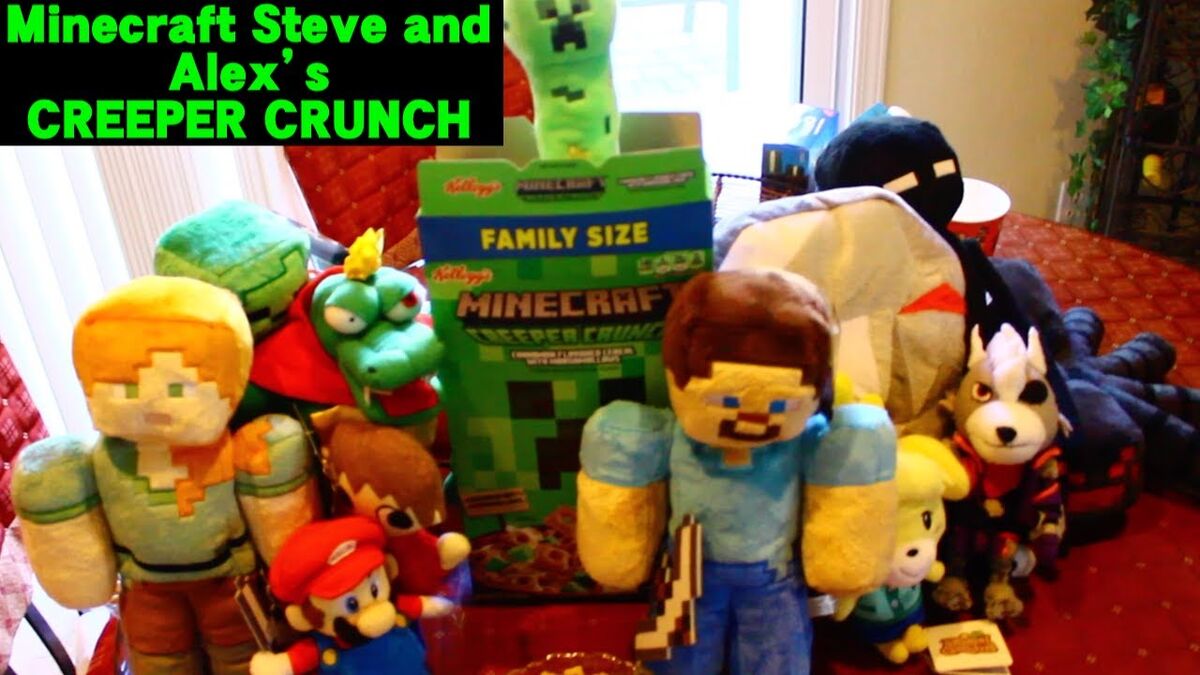 Minecraft Steve and Alex's Creeper Crunch! | Luigifan00001 Wikia | Fandom