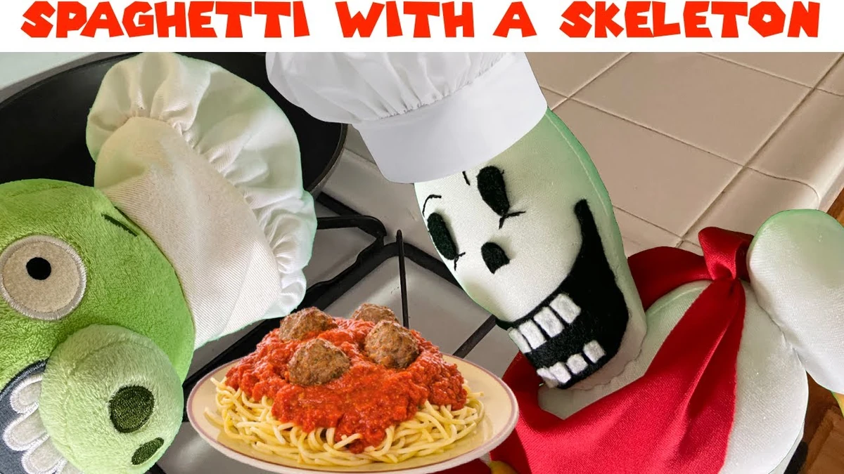 Spaghetti with a Skeleton | Luigifan00001 Wikia | Fandom