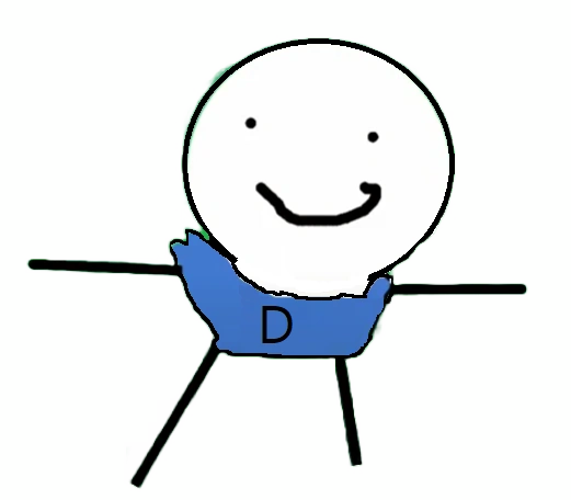 Dave blue shirt stickman | Luiginoplush Japanese Wiki | Fandom