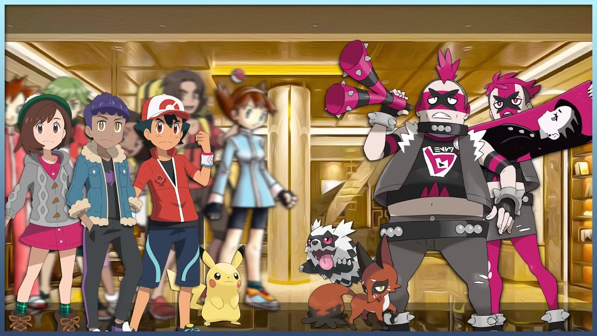 Ash and Hop joins the Gym challenge! A Meeting with 2 Rivals ...