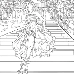 lunar chronicles coloring pages