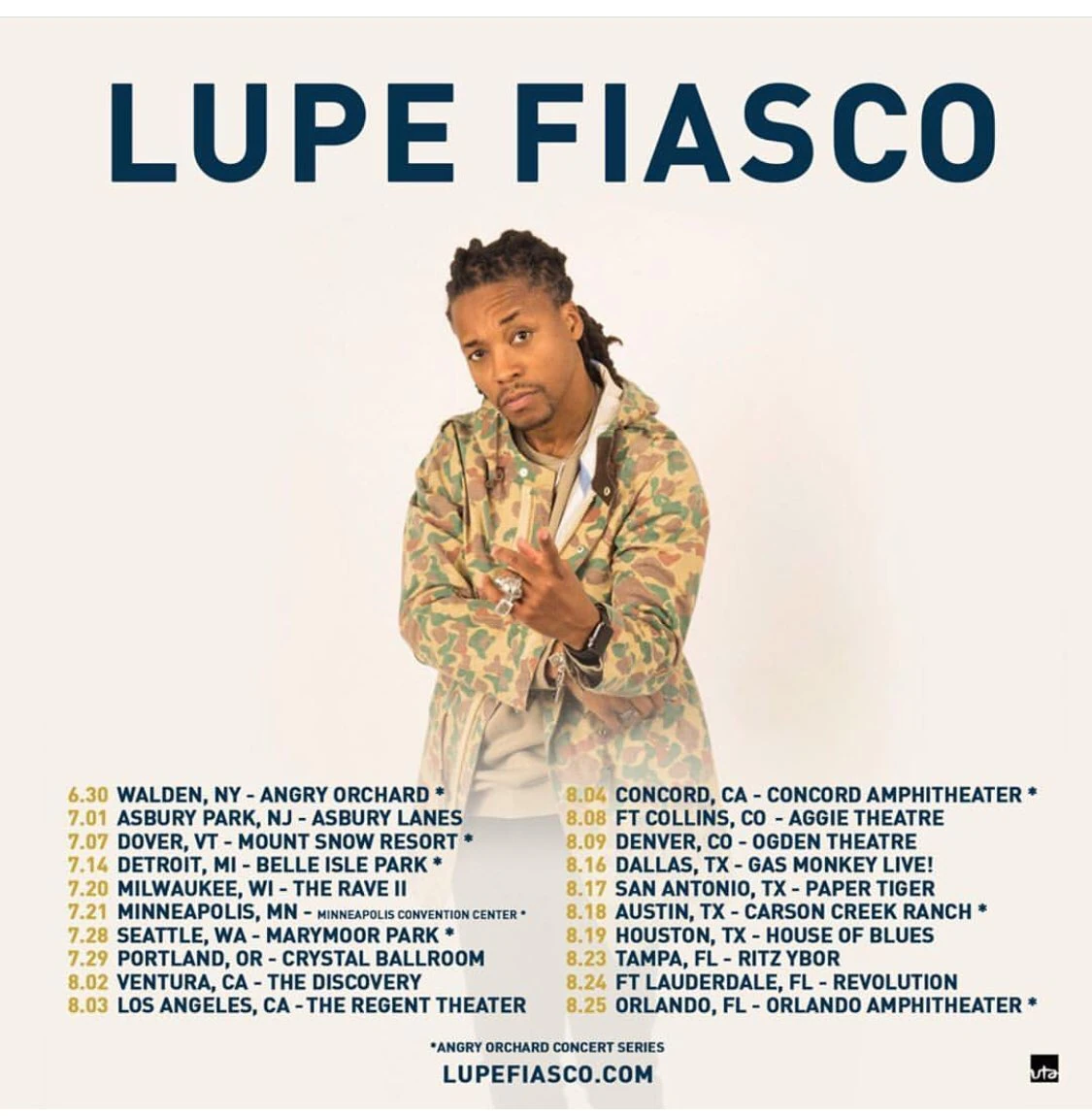 2018 Lupe Fiasco Tour | Lupe Fiasco Wiki | Fandom