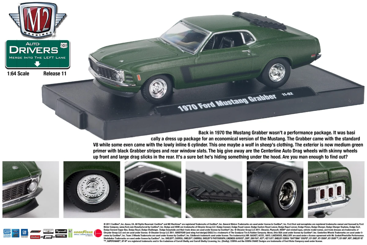 1970 Ford Mustang Grabber | M2 Machines Wiki | Fandom