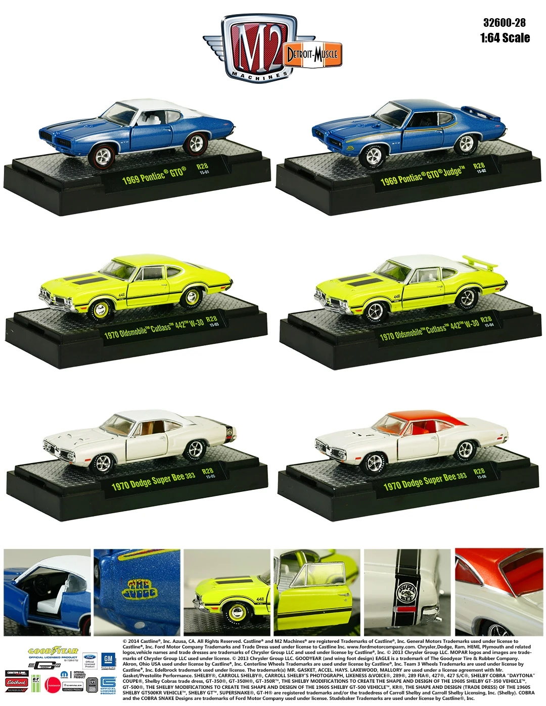 Detroit-Muscle 2015 1/64th Models | M2 Machines Wiki | Fandom