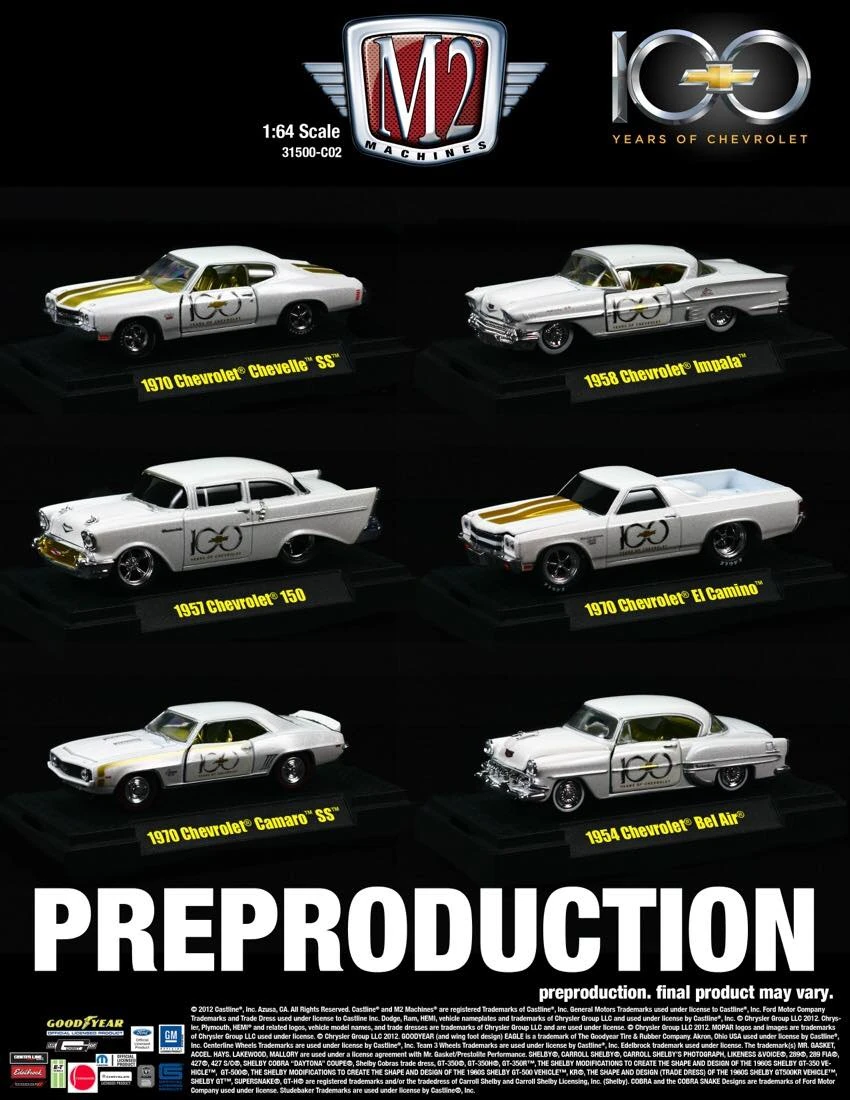 Chevrolet 100th Anniversary C02 | M2 Machines Wiki | Fandom