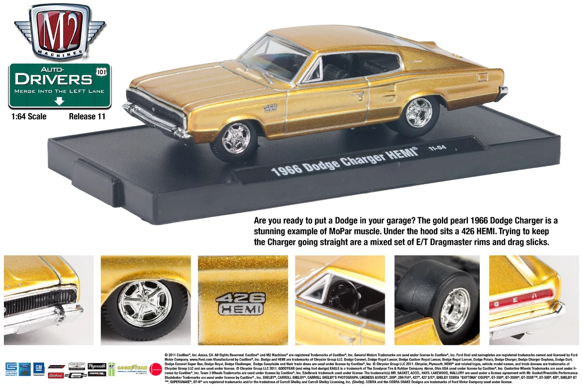 1966 Dodge Charger HEMI | M2 Machines Wiki | Fandom