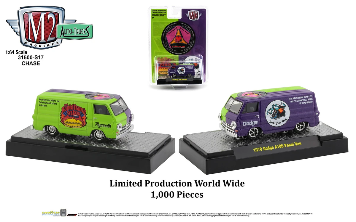 1970 Dodge A100 Panel Van | M2 Machines Wiki | Fandom
