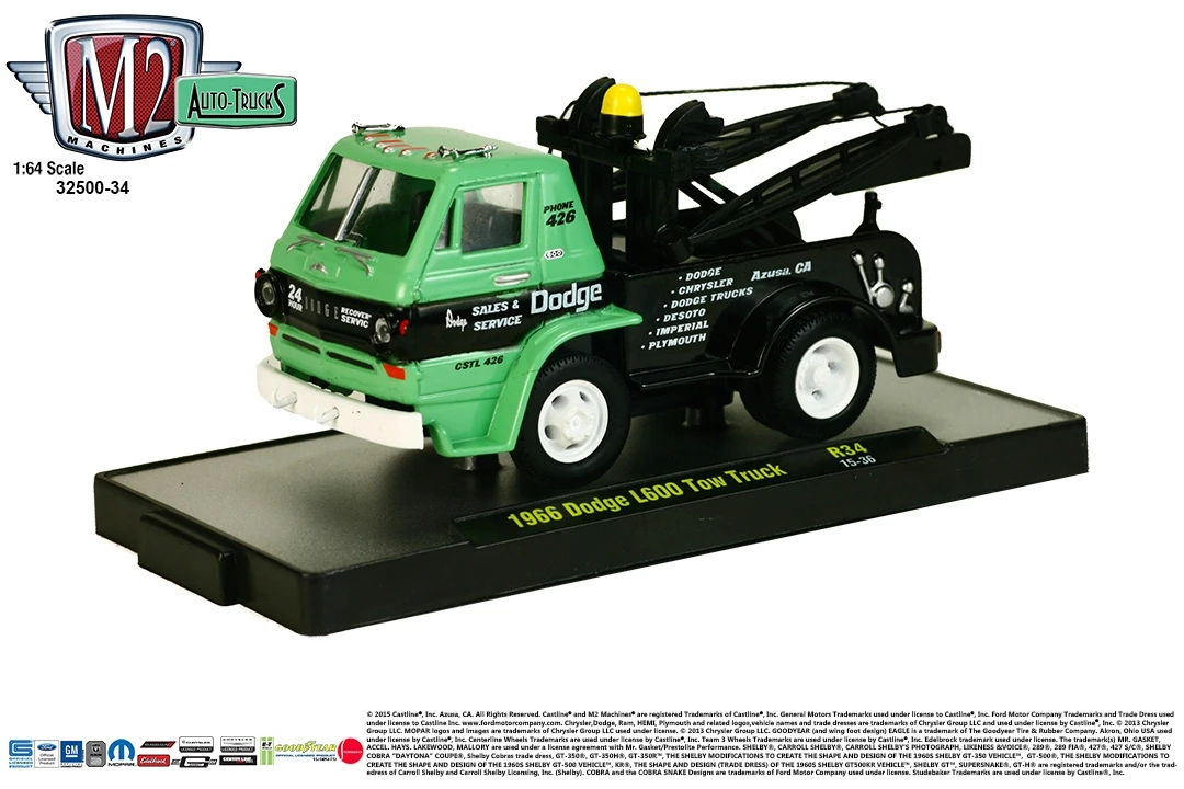 1966 Dodge L600 Tow Truck | M2 Machines Wiki | Fandom