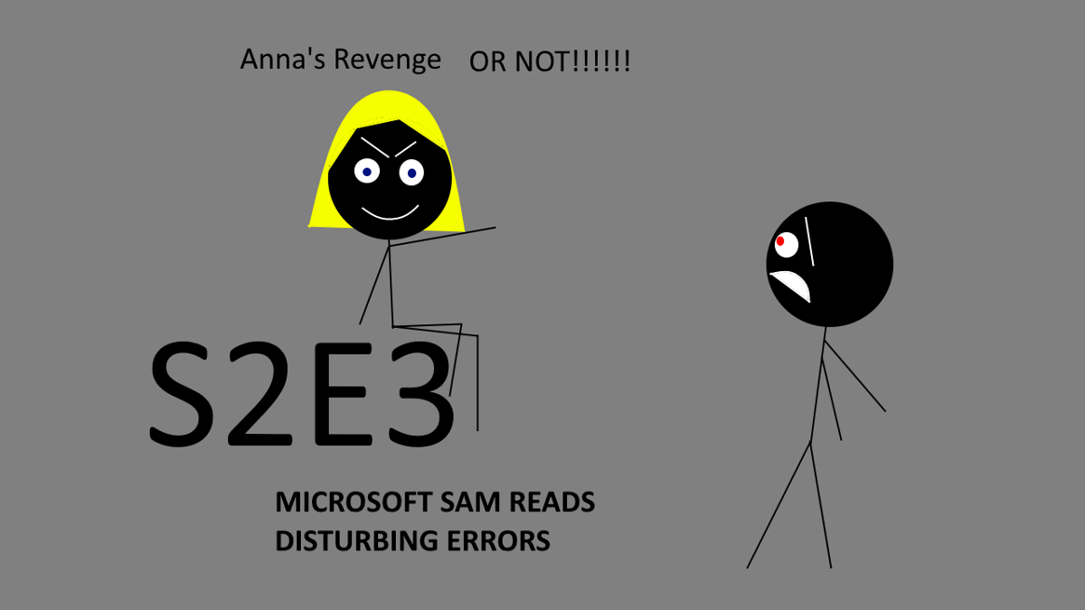 Microsoft Sam reads Disturbing Errors | Microsoft Sam and his Fellow ...