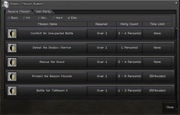 Custom Mission List | Mabinogi Professional Wiki | Fandom