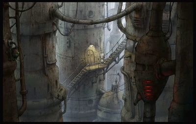 Elevator Stairway (level) | Machinarium Wiki | Fandom
