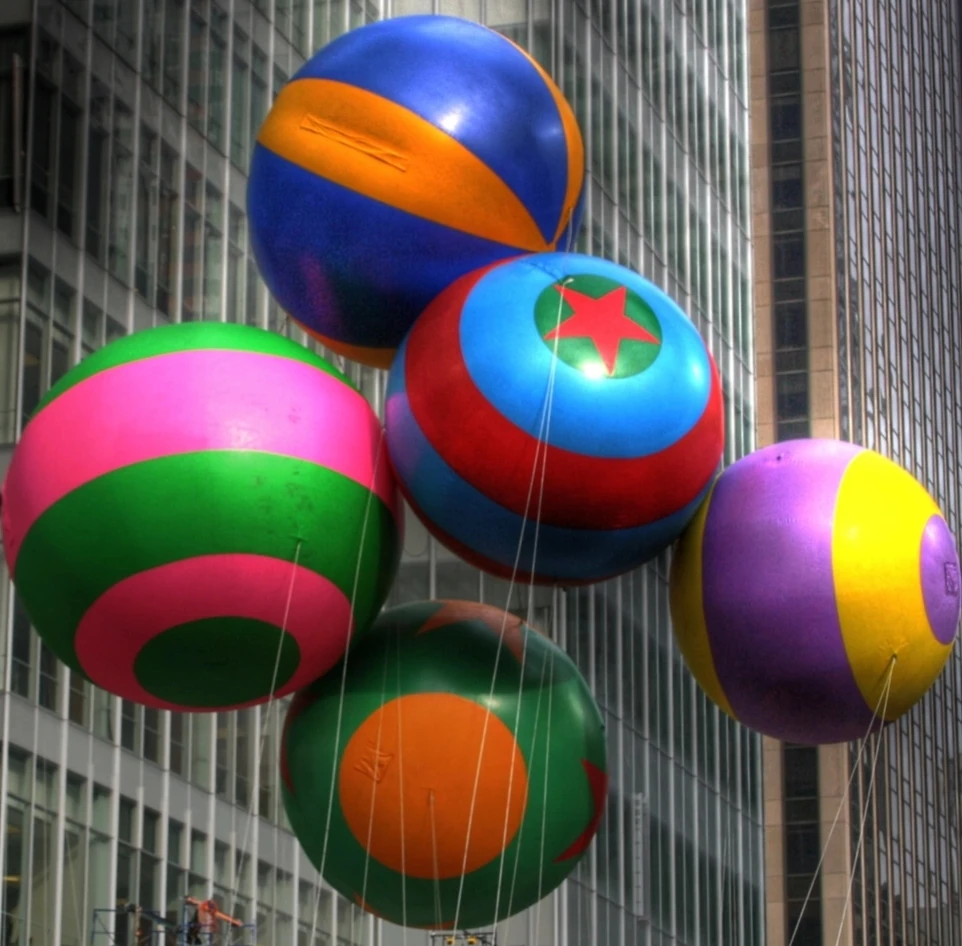 Beach Ball Clusters | Macy's Thanksgiving Day Parade Wiki | Fandom