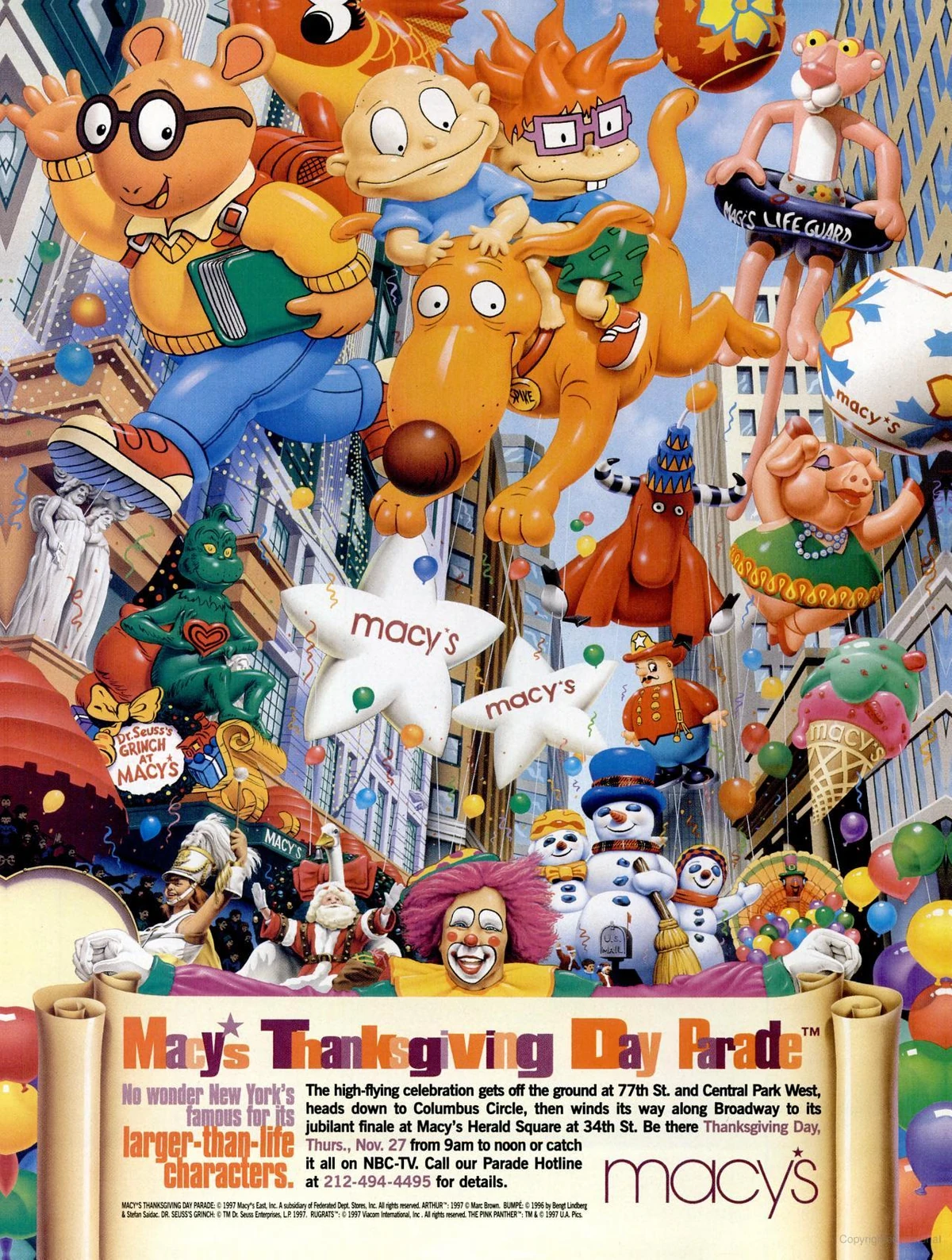The 71st Annual Macy's Thanksgiving Day Parade (1997) | Macy's ...
