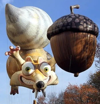 Ice Age's Scrat and His Acorn | Macy's Thanksgiving Day Parade Wiki ...