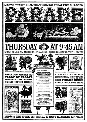 The 33rd Annual Macy's Thanksgiving Day Parade (1959) | Macy's ...