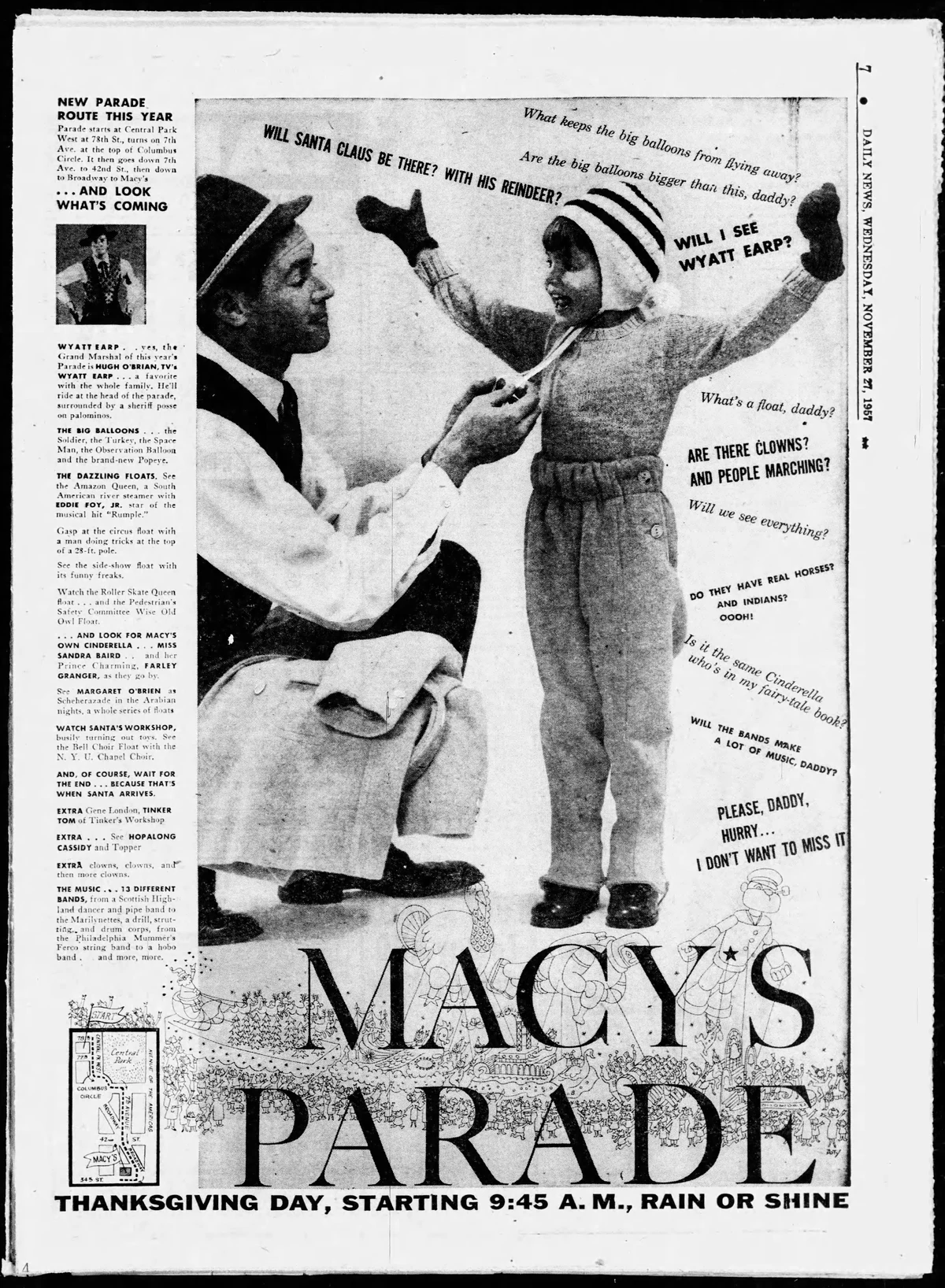 The 31st Annual Macy's Thanksgiving Day Parade (1957) | Macy's ...