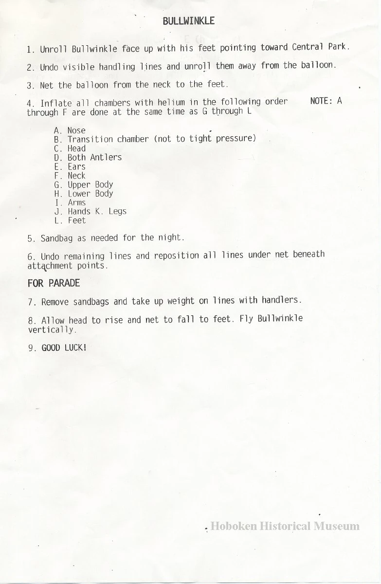 Balloon Inflation Instructions/Gallery | Macy's Thanksgiving Day Parade ...