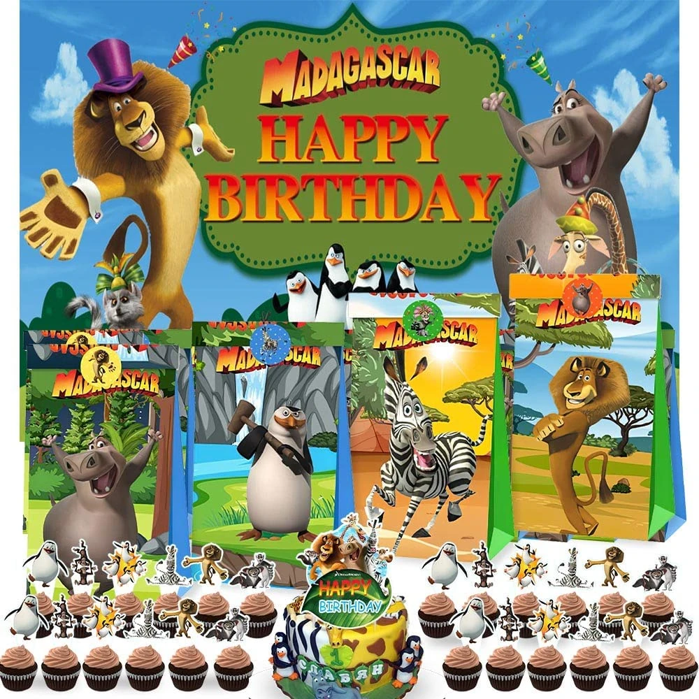 Party Supply Kits | Madagascar Merchandise Wiki | Fandom