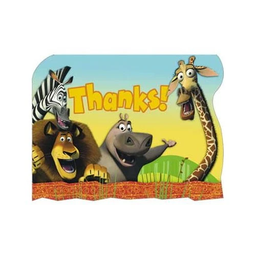 Thank-You Cards | Madagascar Merchandise Wiki | Fandom