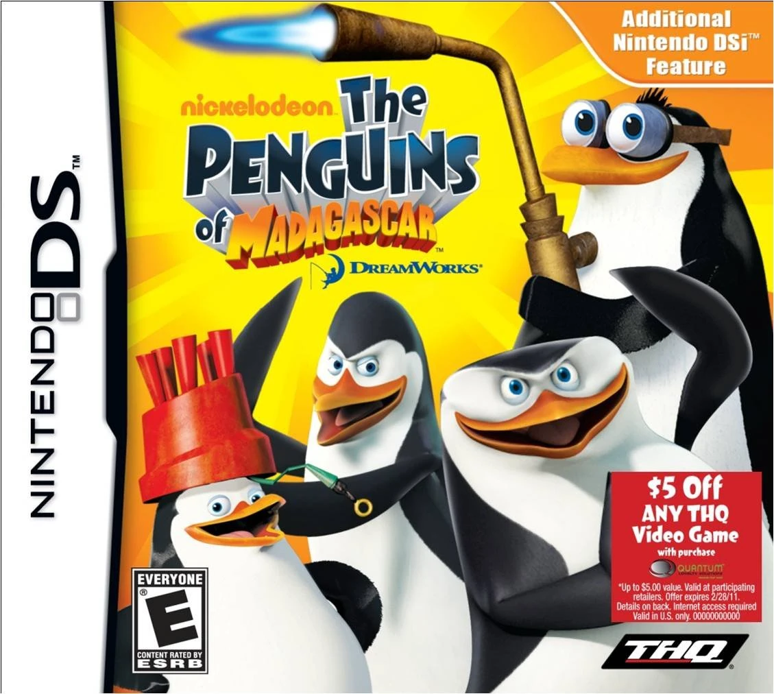The Penguins of Madagascar - Nintendo DS | Madagascar Merchandise Wiki ...