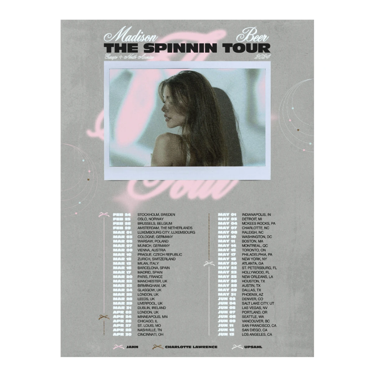 Merchandise/Spinnin Tour Poster | Madison Beer Wiki | Fandom