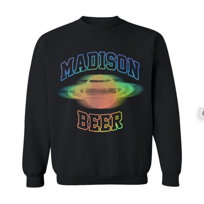 Merchandise/Black Rainbow Sweatshirt | Madison Beer Wiki | Fandom