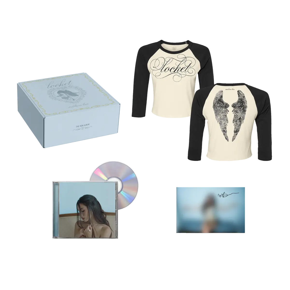 Madison Beer/Merchandise/Locket CD & Raglan Top Box Set | Madison Beer ...