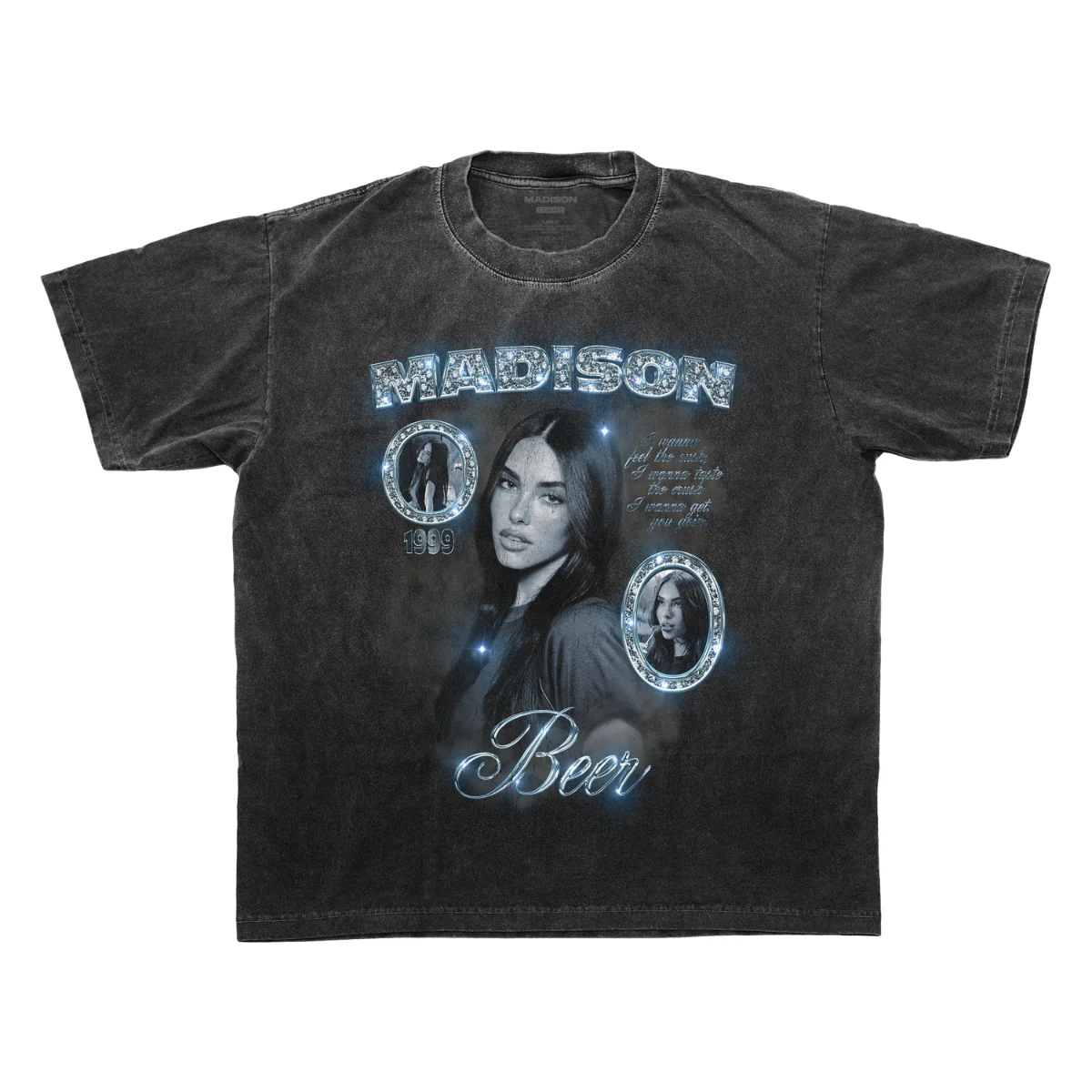 Merch/Spinnin Tour Acid Wash Tour Tee | Madison Beer Wiki | Fandom