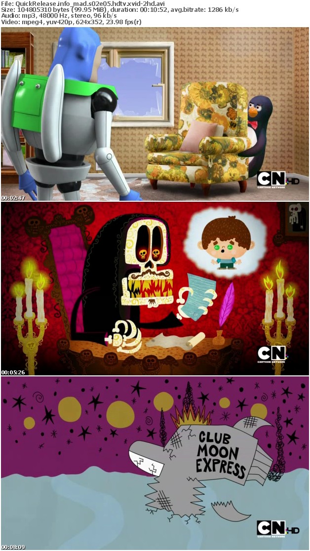 The Buzz Identity / Two and a Half Man | Mad Cartoon Network Wiki | Fandom