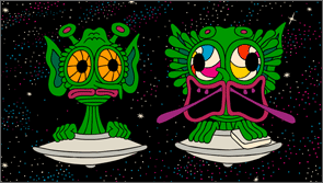 Green Alien Cartoon Network