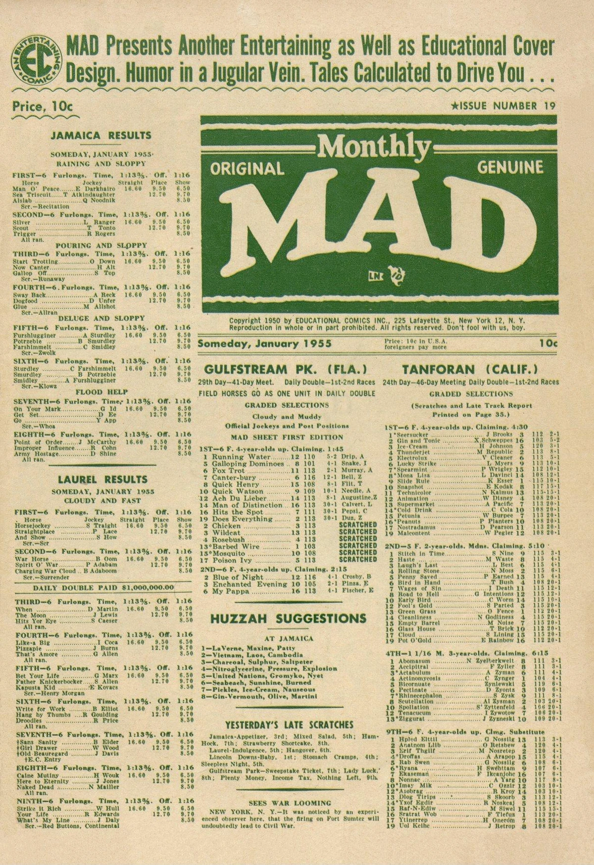 MAD Magazine Issue 19 | Mad Cartoon Network Wiki | Fandom