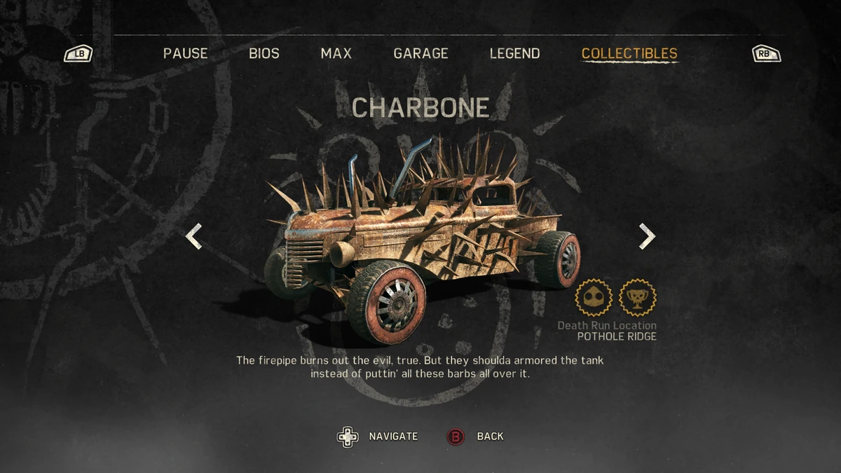 Charbone - Official Mad Max Wiki