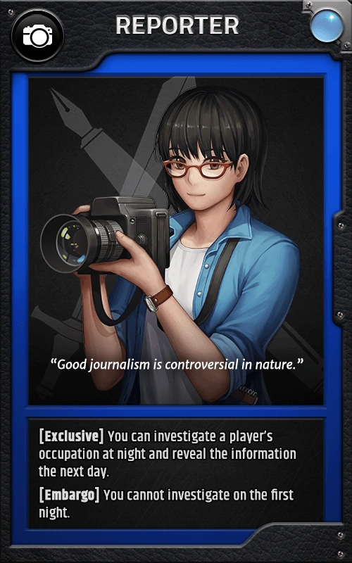 Reporter | Mafia42 Wiki | Fandom