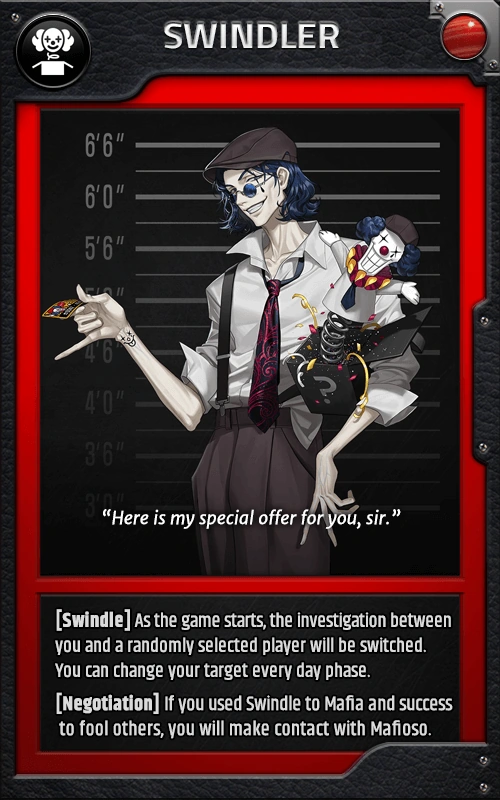 Swindler | Mafia42 Wiki | Fandom