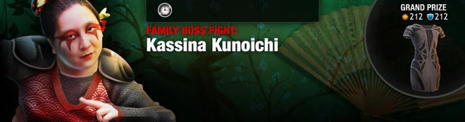 Family Boss Fight: Kassina Kunoichi | Mafia Wars Wiki | Fandom