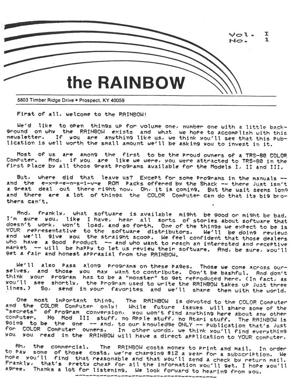 The Rainbow Front Cover Gallery | Magazines from the Past Wiki | Fandom