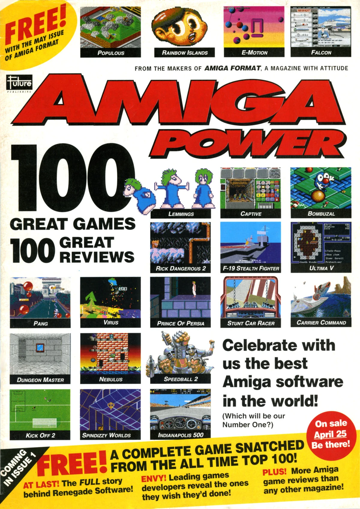Amiga Power Front Cover Gallery | Magazines from the Past Wiki | Fandom