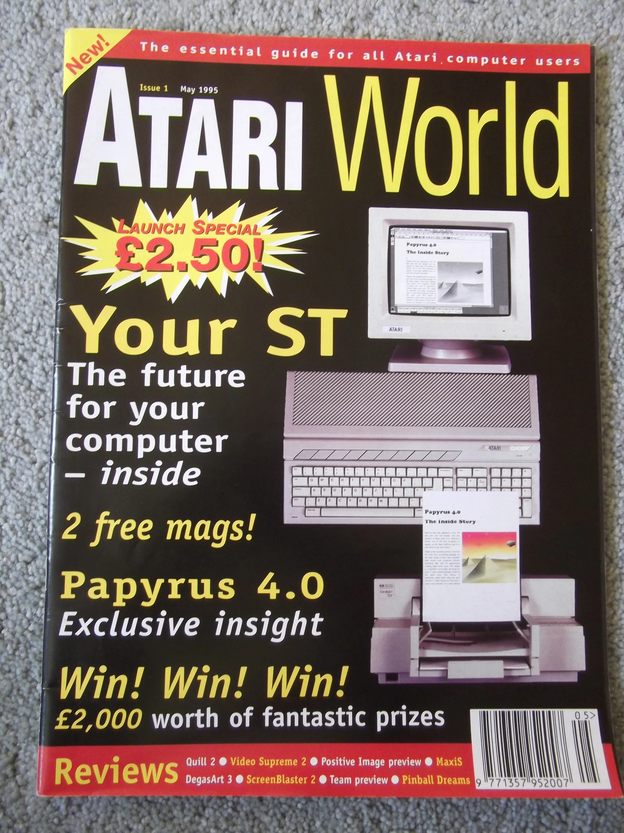 Atari World Front Cover Gallery | Magazines from the Past Wiki | Fandom