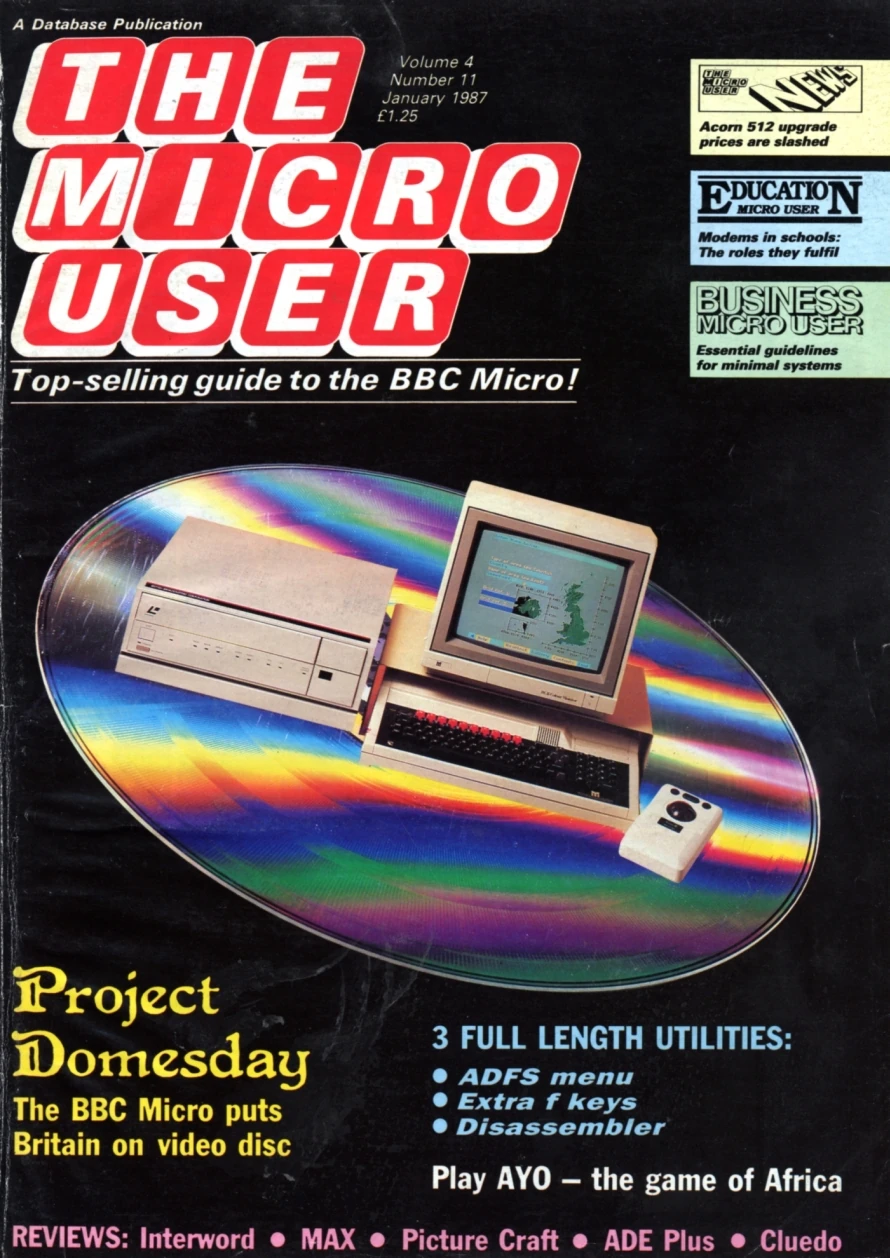 The Micro User Vol.4 No.11 | Magazines from the Past Wiki | Fandom