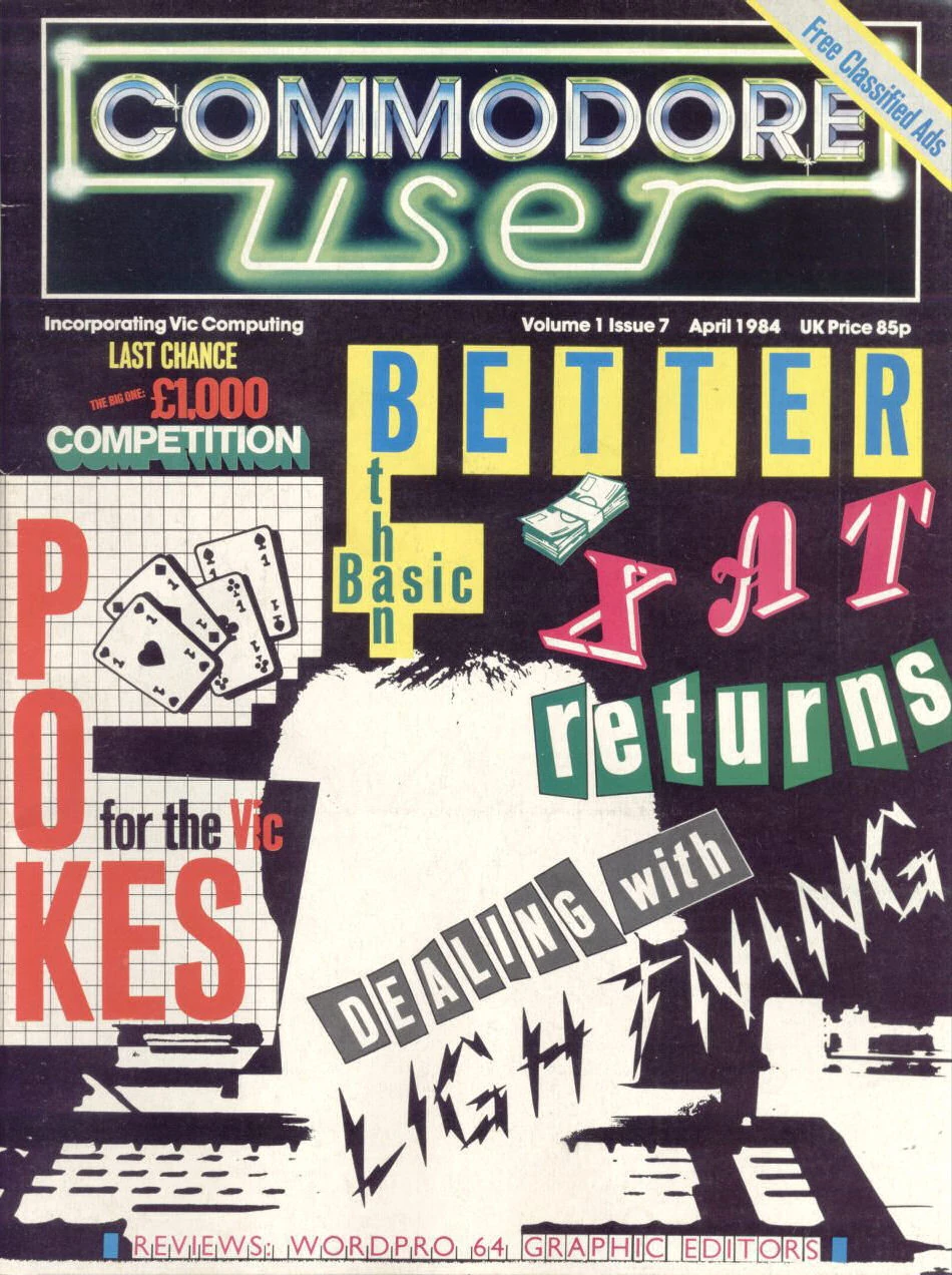 Commodore User Issue 7 | Magazines from the Past Wiki | Fandom