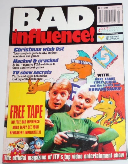 Bad Influence! Issue 1 | Magazines from the Past Wiki | Fandom