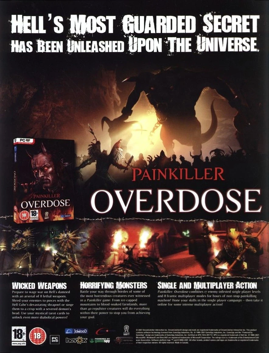 Painkiller: Overdose | Magazines from the Past Wiki | Fandom