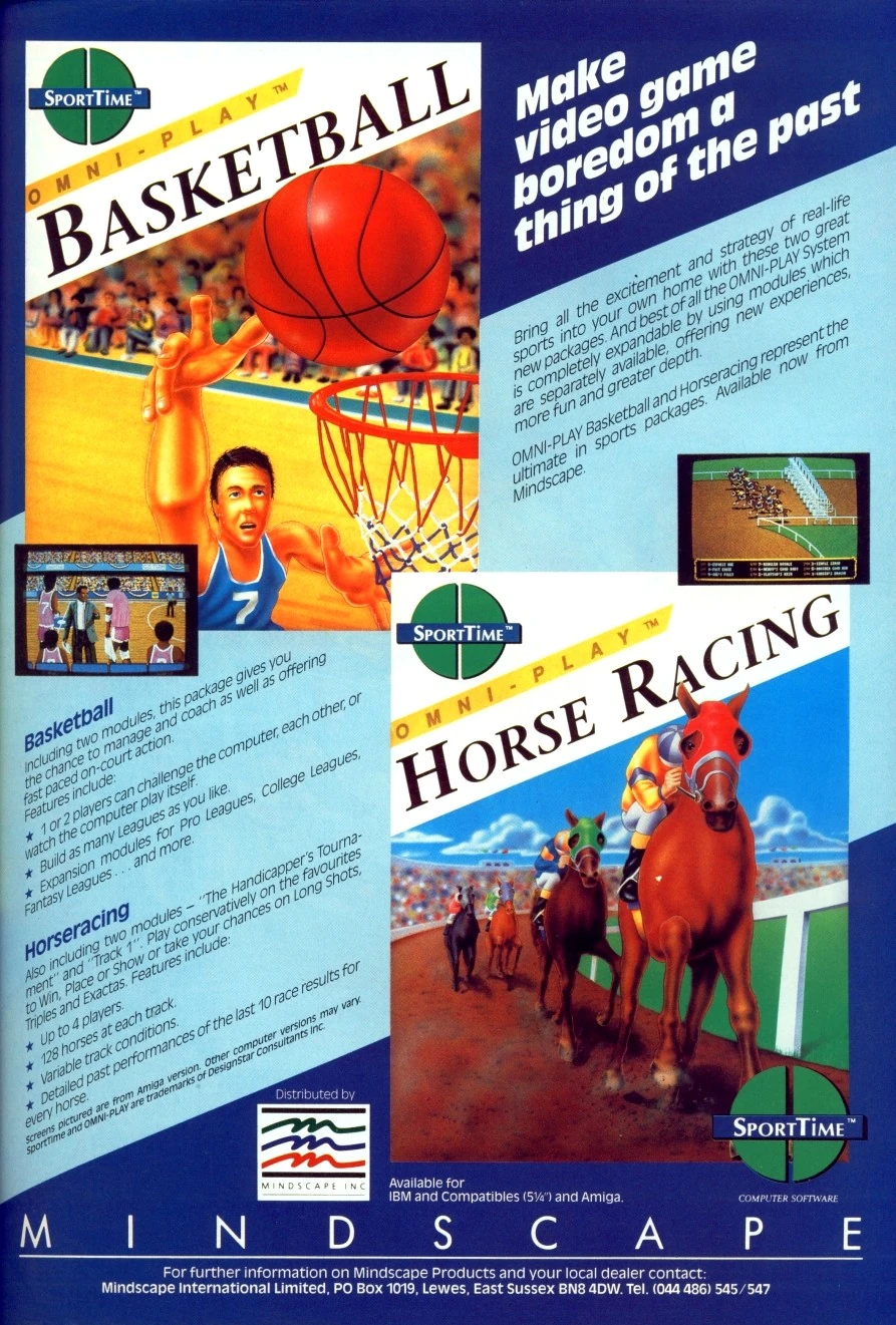 Omni-Play Horse Racing | Magazines from the Past Wiki | Fandom